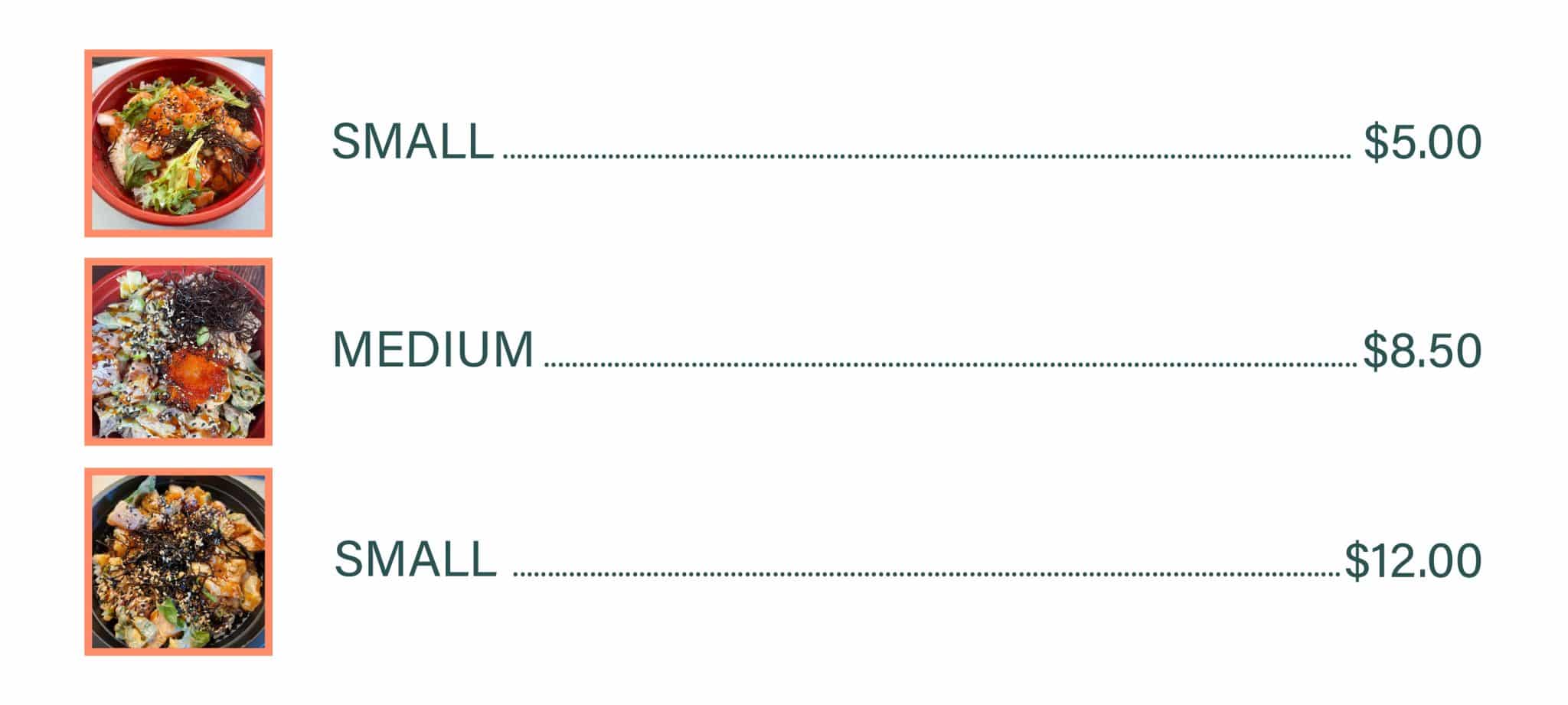 MAGURO SPOT Menu (Updated September 2024)